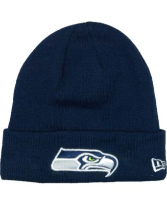 New Era Seattle Seahawks Basic Cuff Knit Hat - Macy's