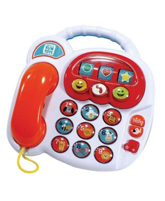 Nothing But Fun Toys Fun Time Musical Telephone with Lights & Sounds ...