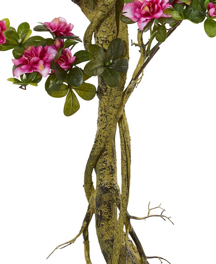 Nearly Natural 5' Azalea Artificial Tree - Macy's