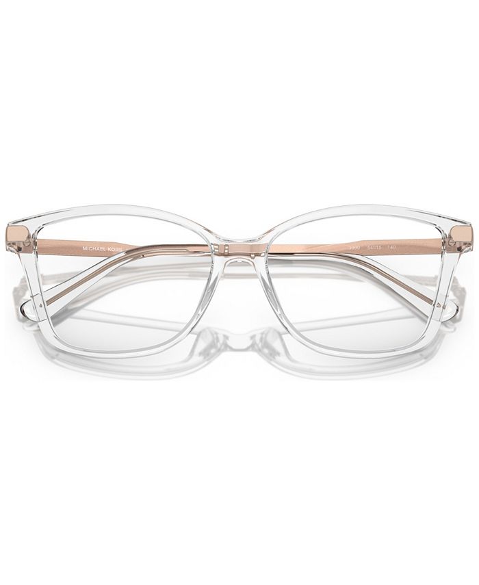 Michael Kors Women's Round Eyeglasses, MK4105BU 54 - Macy's