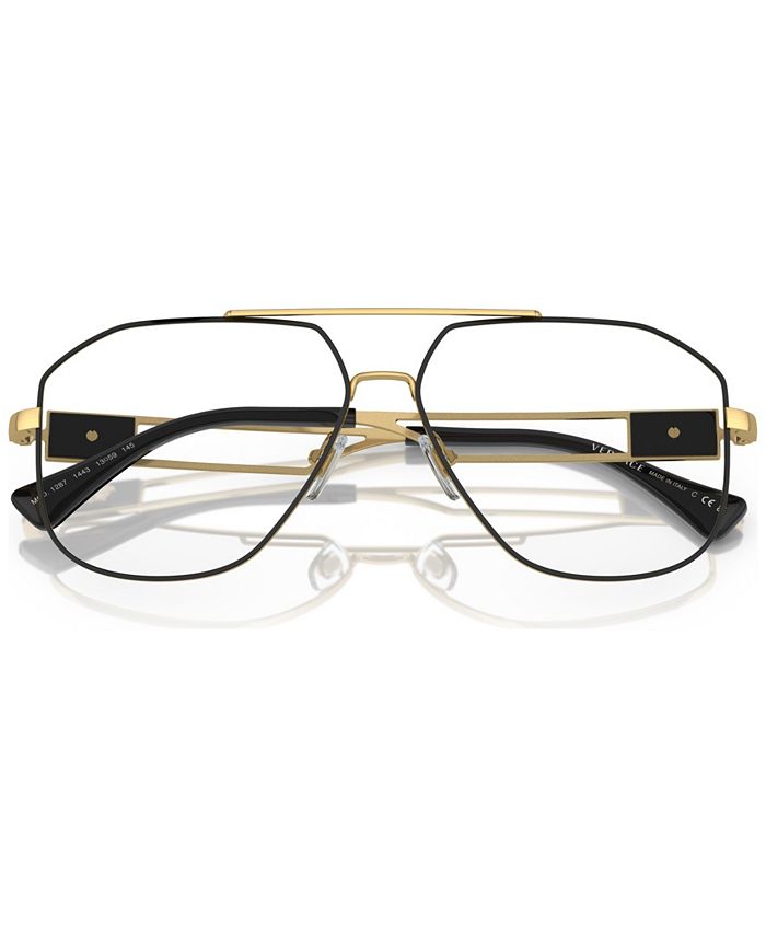 Versace Men's Pilot Eyeglasses, VE1287 59 - Macy's