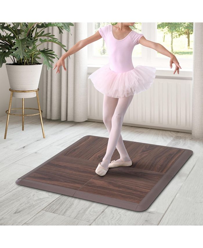 Soozier Portable Dance Floor Tiles, Tap Ballet Trade Show Flooring, PVC ...