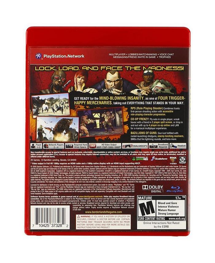 Sony Borderlands - Playstation 3 [video game] - Macy's