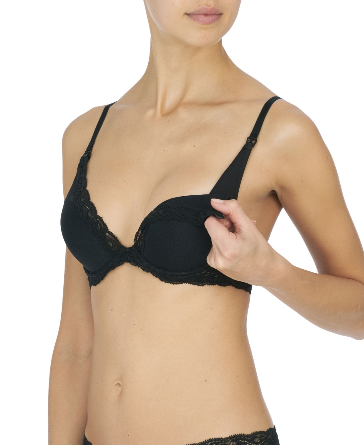 Click here for Natori Feathers Nursing Plunge Contour Underwire B... prices