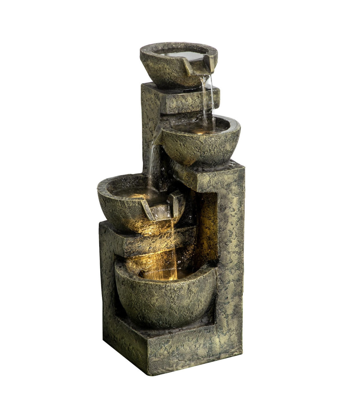 Click here for Outsunny Outdoor Fountain with Adjustable Flow & L... prices