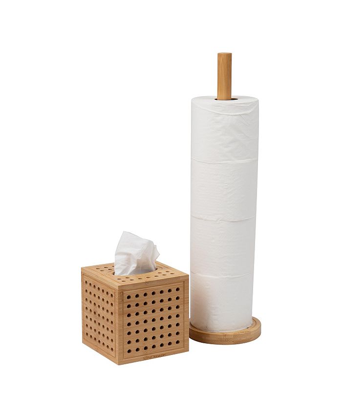 Mind Reader Lattice Collection, Tissue Box Cover and Toilet Paper ...