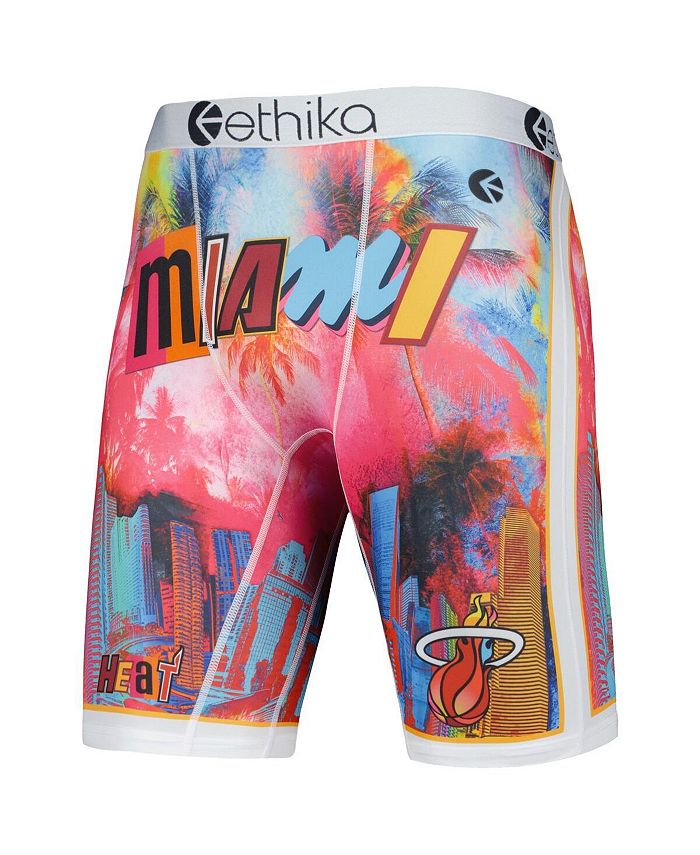 Ethika Men's White Miami Heat City Edition Boxer Briefs - Macy's