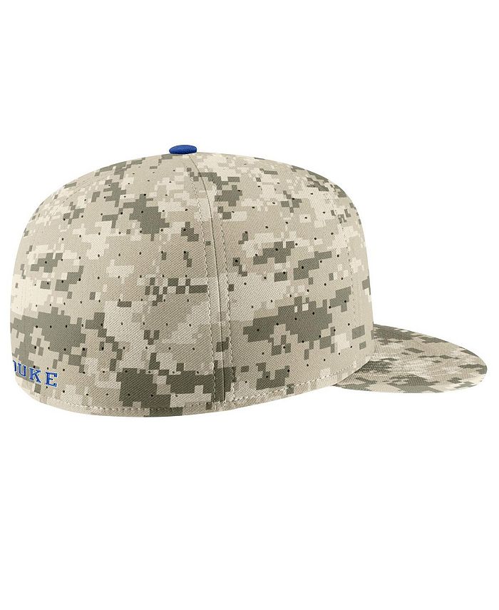 Nike Men's Camo Duke Blue Devils Aero True Baseball Performance Fitted ...