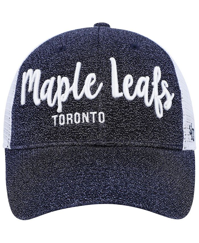 '47 Brand Women's Navy, White Toronto Maple Leafs Encore MVP Trucker ...