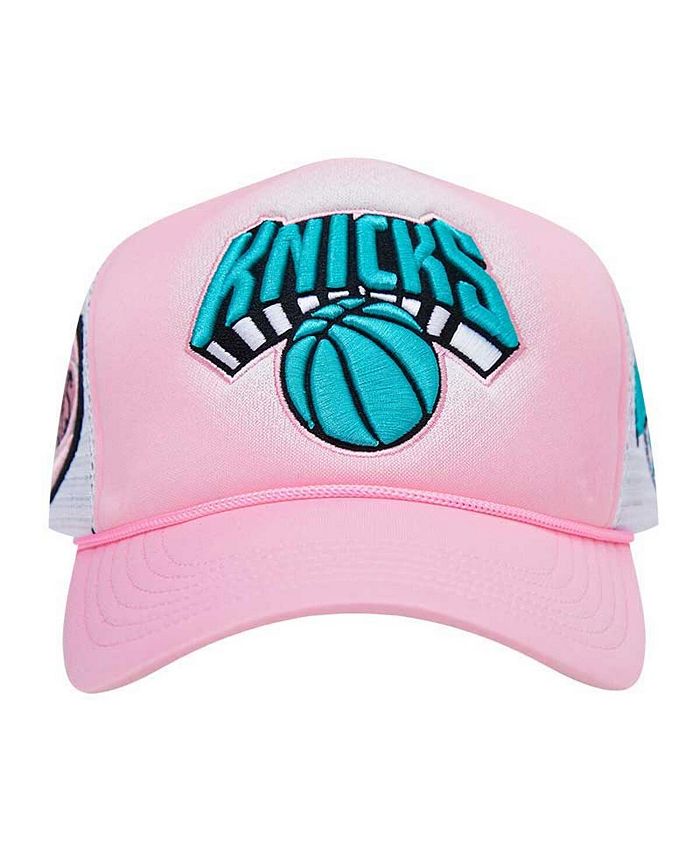 Pro Standard Men's Pink New York Knicks Washed Neon Foam Trucker ...