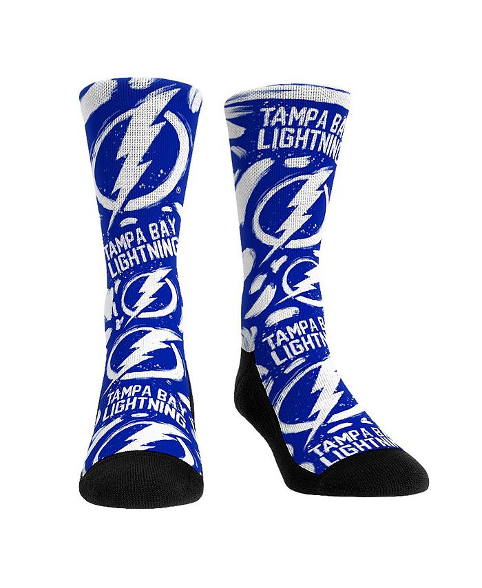 Rock 'Em Men's and Women's Socks Tampa Bay Lightning Allover Logo and ...