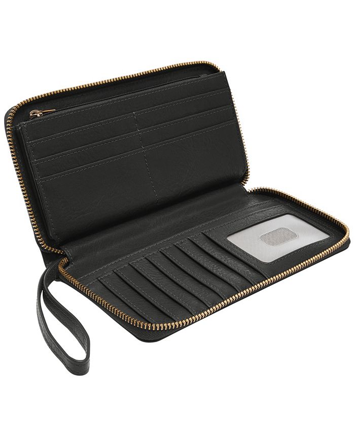 Fossil Liza Zip Around Clutch Wallet - Macy's
