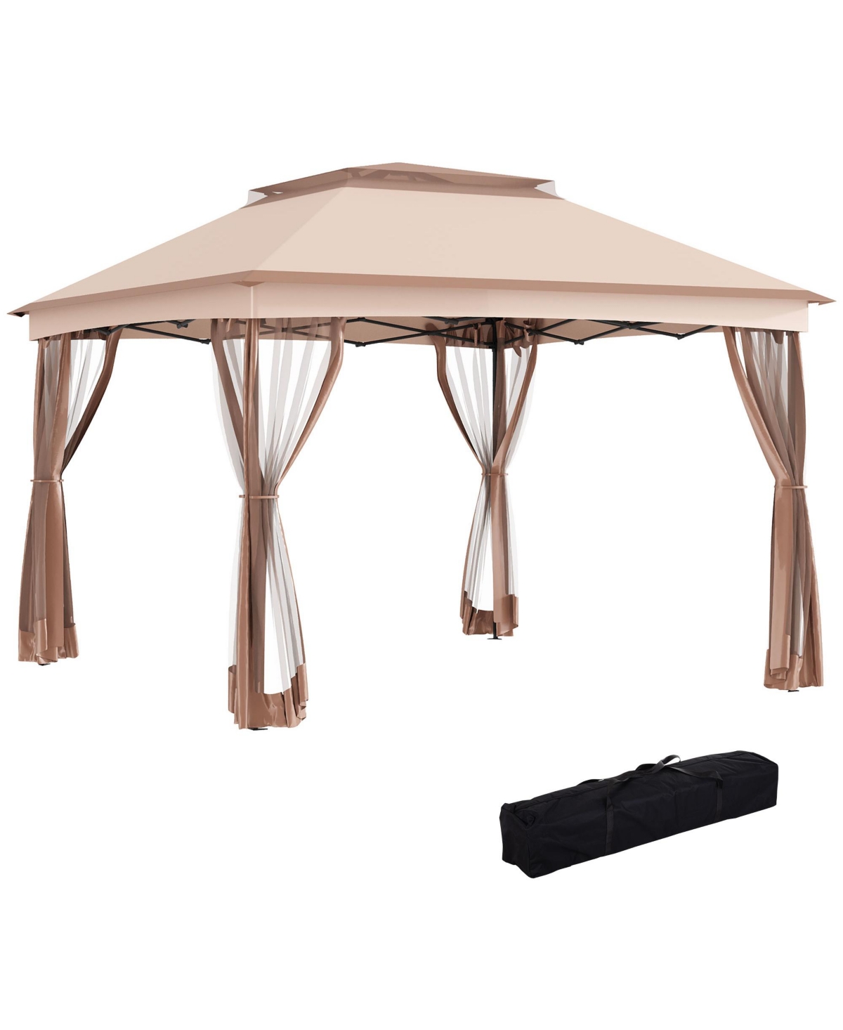 Click here for Outsunny 11 x 11 Pop Up Gazebo Outdoor Canopy Shel... prices