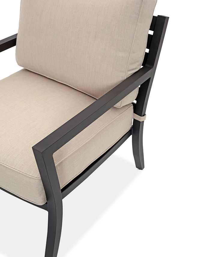 Agio Astaire Outdoor 5-Pc. Chat Set (1 Fire Pit & 4 Rocker Chairs ...