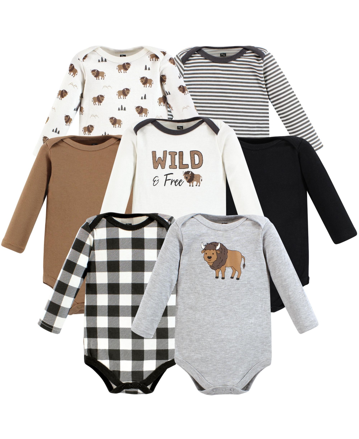 Click here for Hudson Baby Baby Boys Hudson Long-Sleeve Cotton Bo... prices