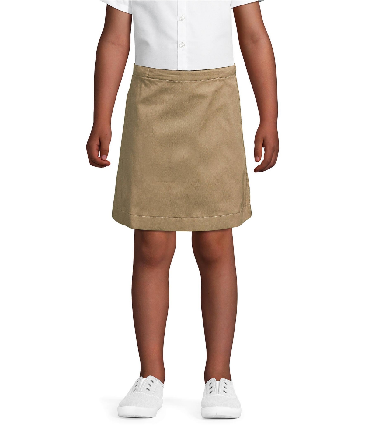 Click here for Lands End Big Girls School Uniform Slim Blend Chin... prices