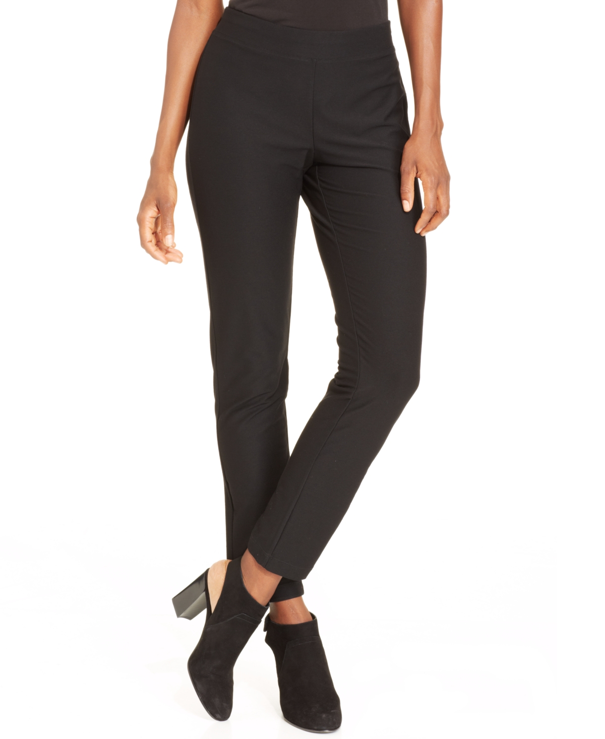 Click here for Eileen Fisher System Washable Crepe Slim-Leg Ankle... prices