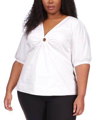 Michael kors plus size tops macy's store