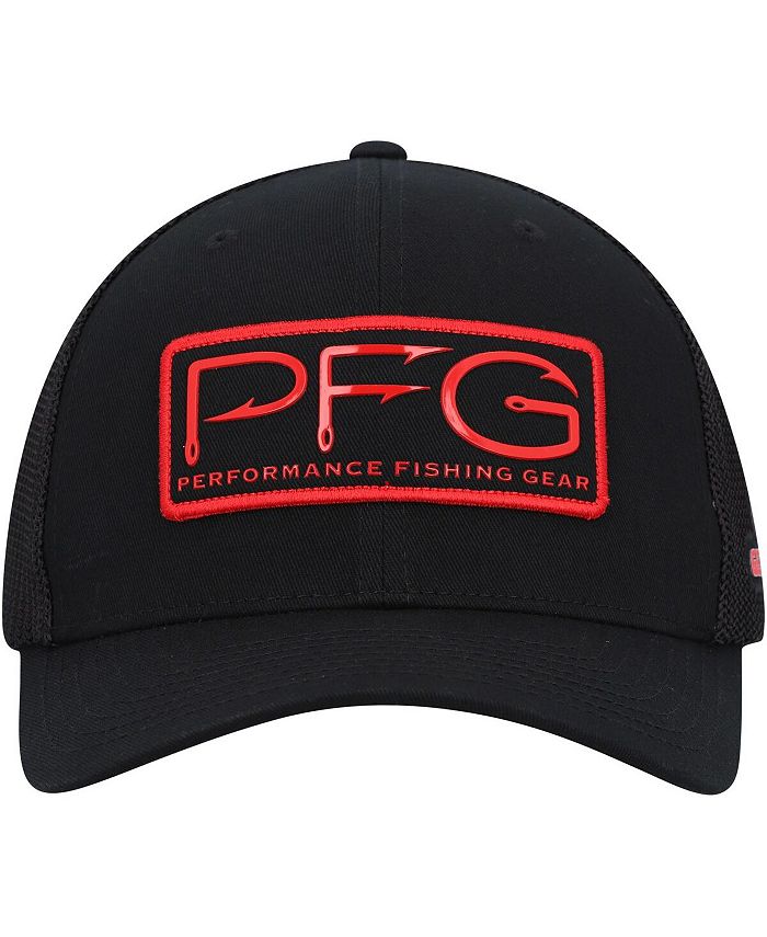 Columbia Men's Black Georgia Bulldogs PFG Hooks Flex Hat - Macy's