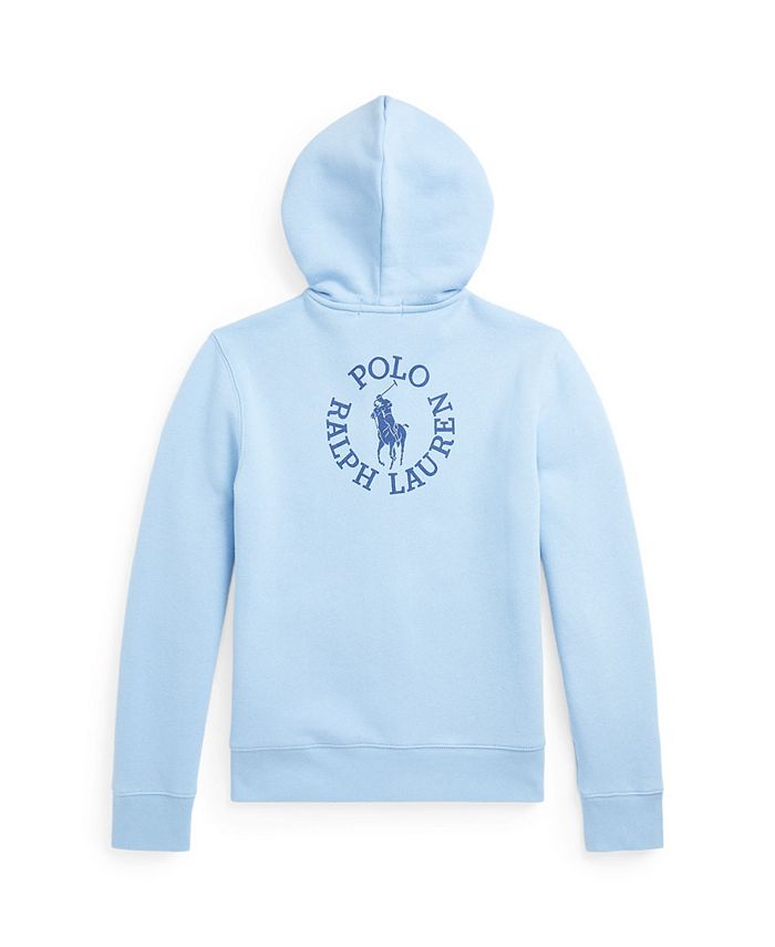 Polo Ralph Lauren Big Boys Big Pony Logo Fleece Full-Zip Hoodie - Macy's