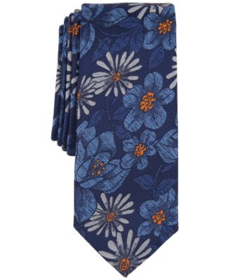 Bar III Men's Saville Floral Tie, Created for Macy's - Macy's