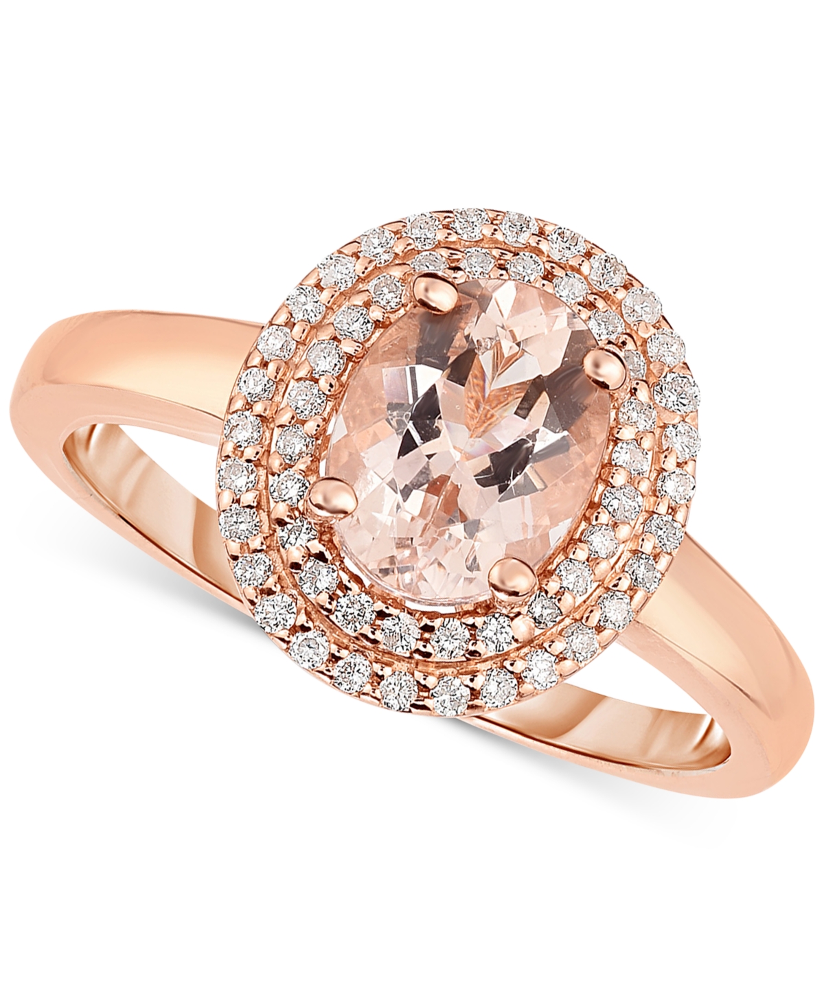 Click here for Morganite (1 ct. t.w.) & Diamond (1/5 ct. t.w.) Do... prices