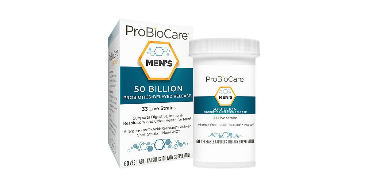 Probiocare Probiotic for Men - 50 Billion CFUs - Supports Digestive ...