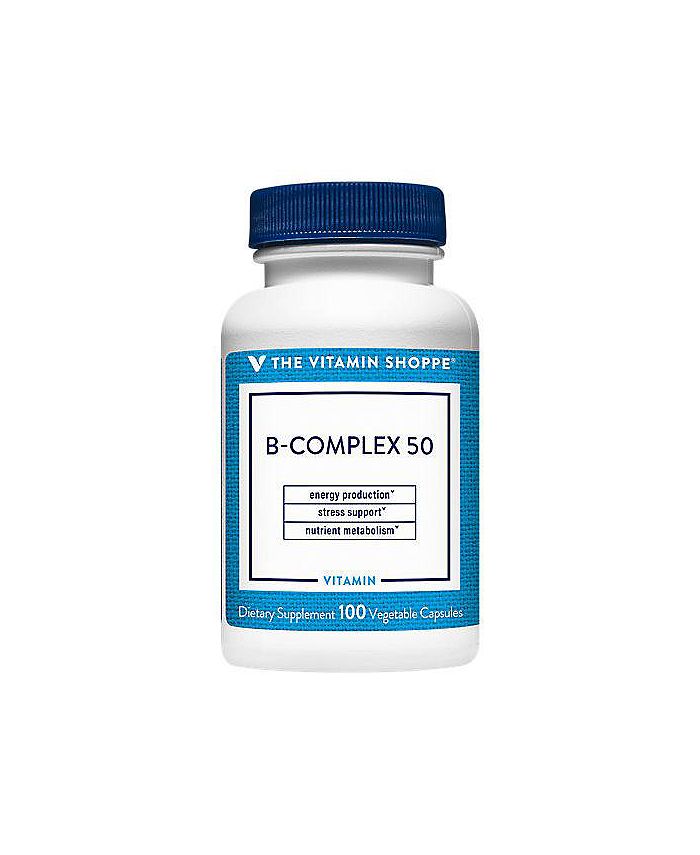 The Vitamin Shoppe B-Complex 50 - Vitamin B Support for Energy ...