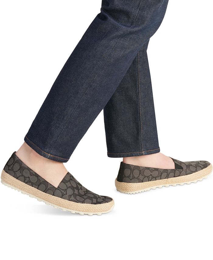 COACH Men's Signature Jacquard Espadrille - Macy's