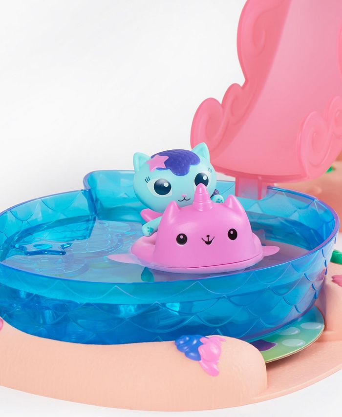 Gabby's Dollhouse Purr-ific Pool Playset with Gabby and MerCat Figures ...