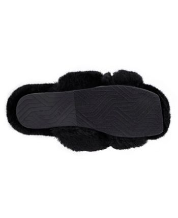Torgeis Women's Luna Furry Slides - Macy's
