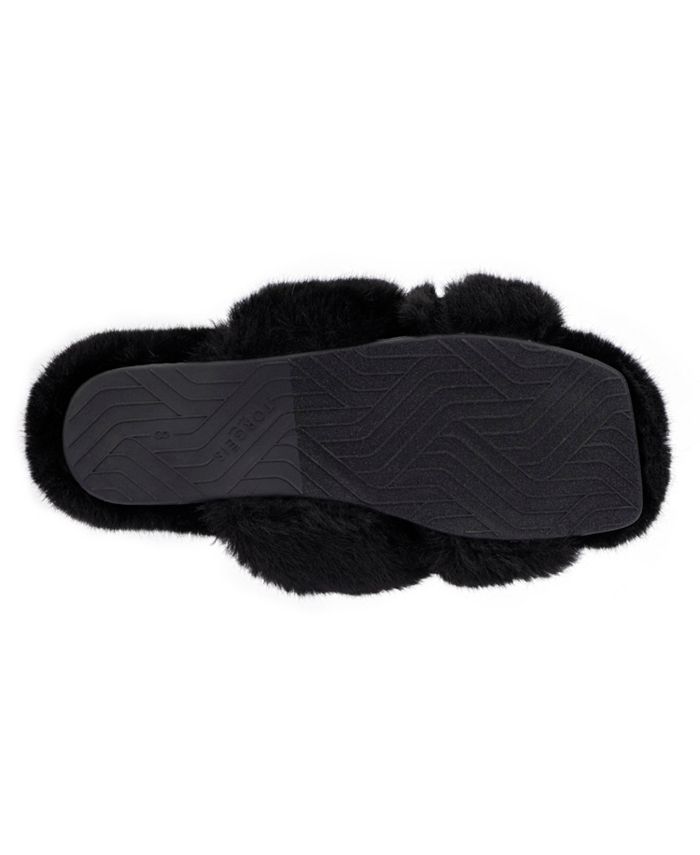Torgeis Women's Luna Furry Slides - Macy's