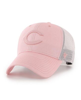 '47 Brand Women's Pink Cincinnati Reds Haze MVP Trucker Snapback Hat ...