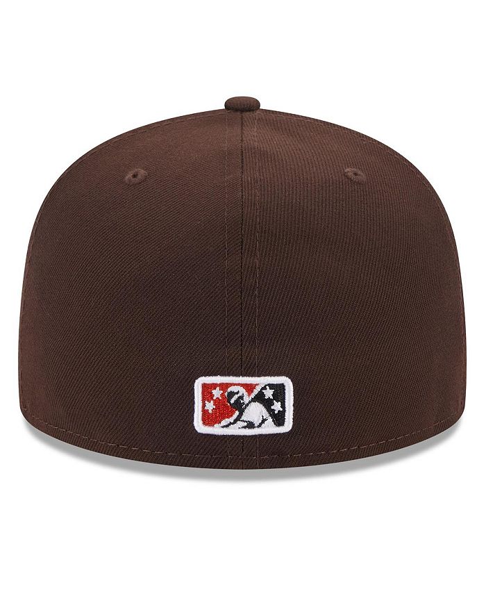 New Era Men's Brown Fort Wayne TinCaps Authentic Collection Alternate ...