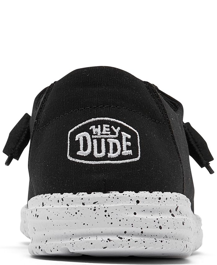 Hey Dude Women's Wendy Slub Canvas Casual Moccasin Sneakers from Finish ...