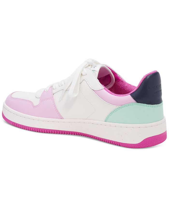 kate spade new york Women's Bolt Lace-Up Low-Top Sneakers - Macy's