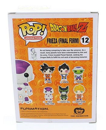 Funko Dragon Ball Dragonball Z Anime Frieza Final Form Pop! Vinyl ...