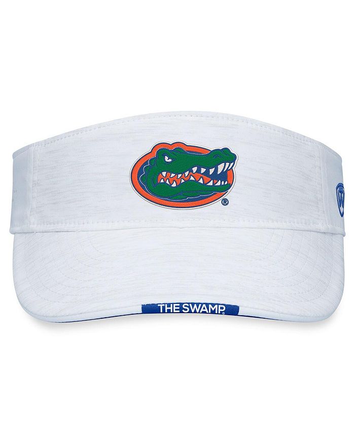 Top of the World Men's White Florida Gators Flare Adjustable Visor - Macy's