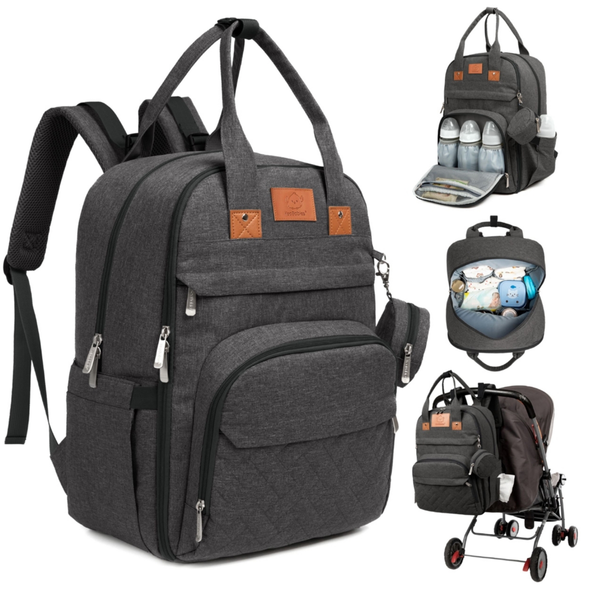 Click here for KeaBabies Rove Diaper Bag with Changing Pad  Water... prices