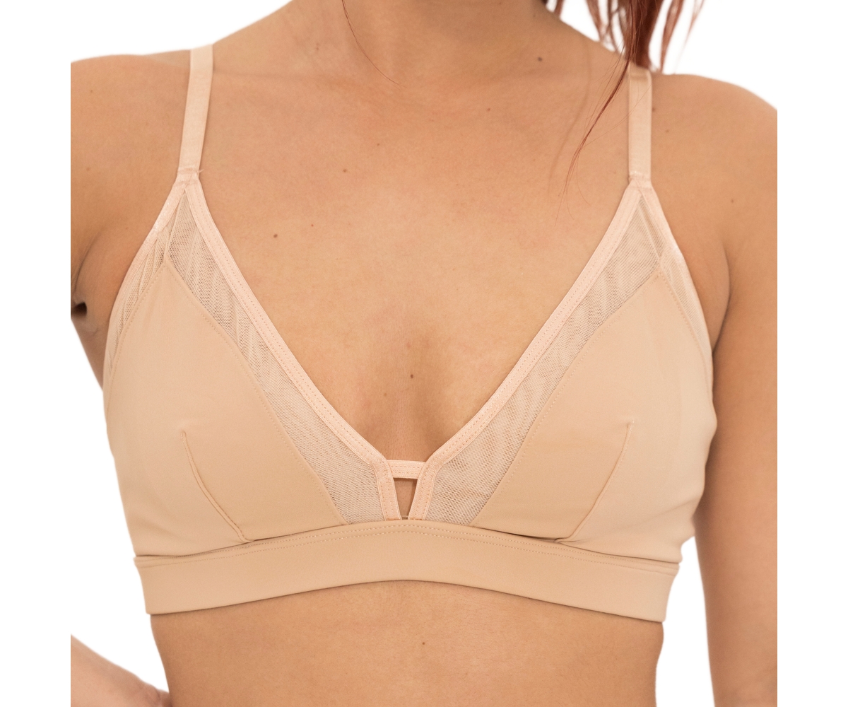 Click here for Naked Rebellion Plus Size Nude Shade Wireless Comf... prices
