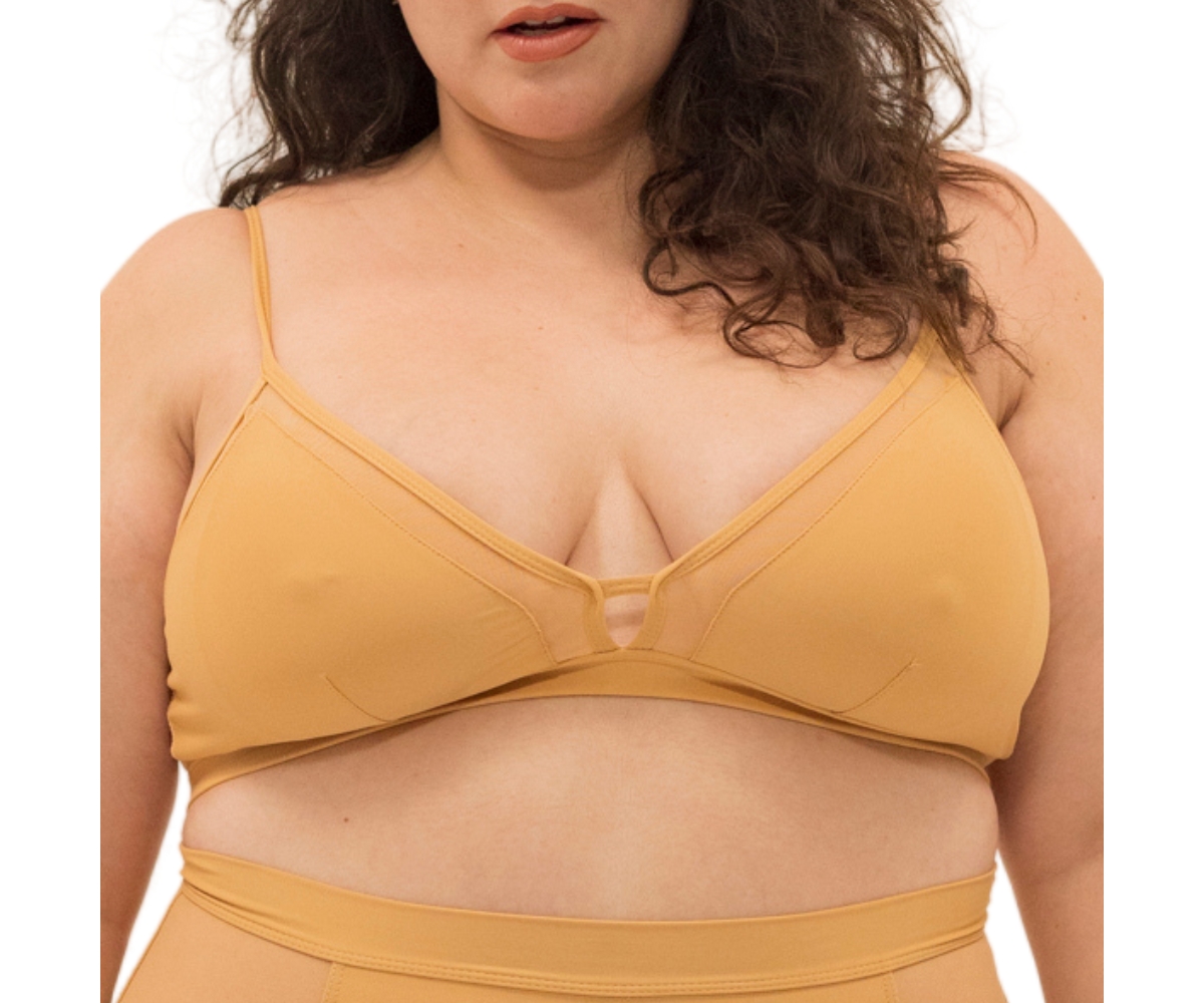 Click here for Naked Rebellion Plus Size Nude Shade Wireless Comf... prices