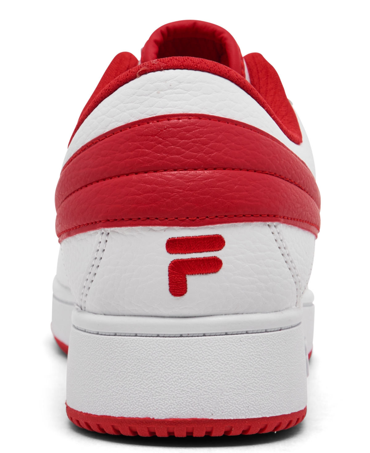 Fila Men s A Low Casual Sneakers from Finish Line White Red Smart Closet