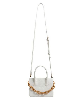 LIKE DREAMS Kenzie Chain Croc Faux Leather Mini Crossbody Bag - Macy's