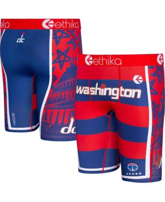 Youth Boys and Girls Ethika Blue, Red Washington Wizards 2021/22 City ...
