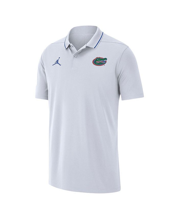 Jordan Men's White Florida Gators Coaches Performance Polo Shirt - Macy's