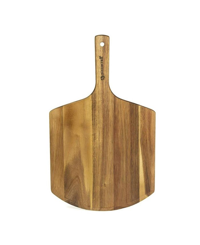 Pizzacraft Acacia Purpose Wood Pizza Peel And Charcuterie Board (Rich ...