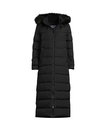 Lands' End Women's Tall Down Maxi Winter Coat - Macy's