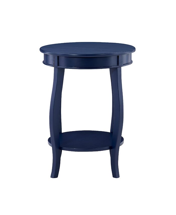 Linon Home Décor Powell Furniture Andover Round Side Table - Macy's