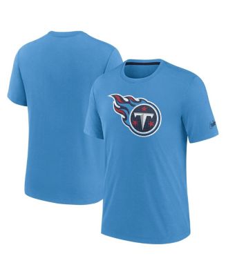Men's Nike Light Blue Tennessee Titans Playback Logo Tri-Blend T-shirt ...