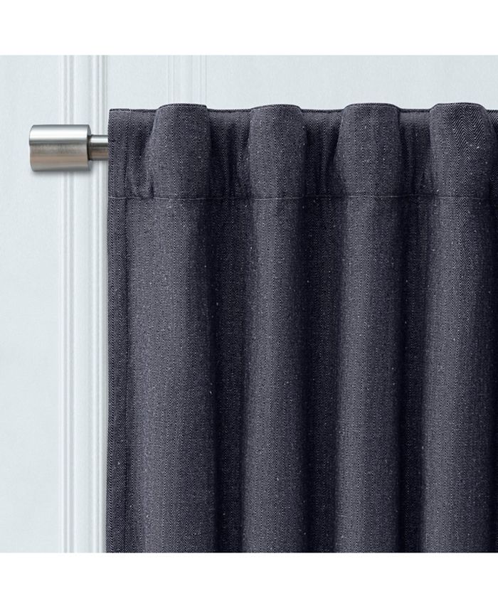 Ricardo Chevron 80C/20P Sustainable Triple Lined Rod Pocket w/Back Tabs ...